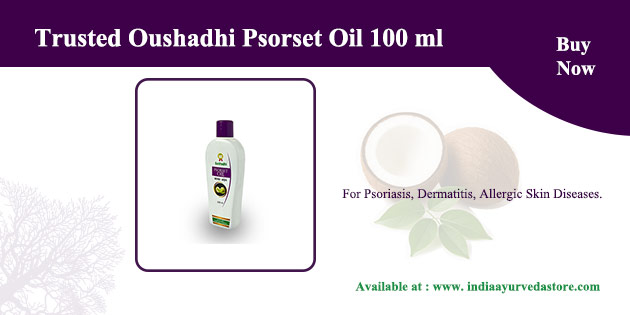 Buy Oushadhi Psorset Oil | Ayurvedic Skin & Scalp Care | India Ayurveda ...